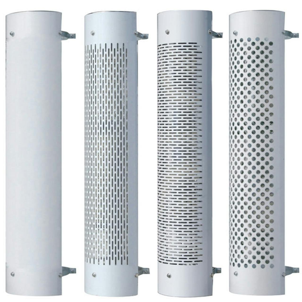 9" Stainless Steel Muffler Guard Heat Shield 48" Long 270 Degree ...