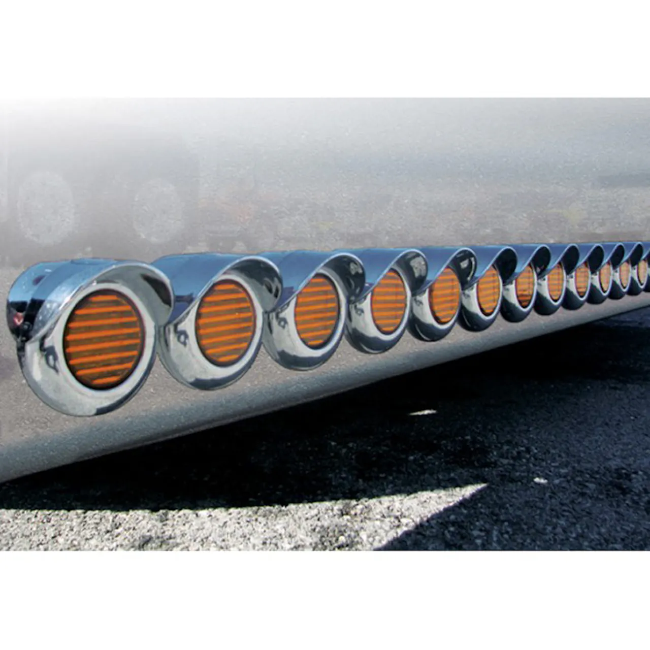 2" Chrome Twist-On Bezel - Raney's Truck Parts