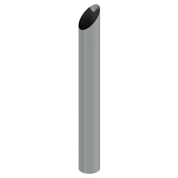 Lincoln Chrome 6" Mitered Exhaust Stack - Raney's Truck Parts