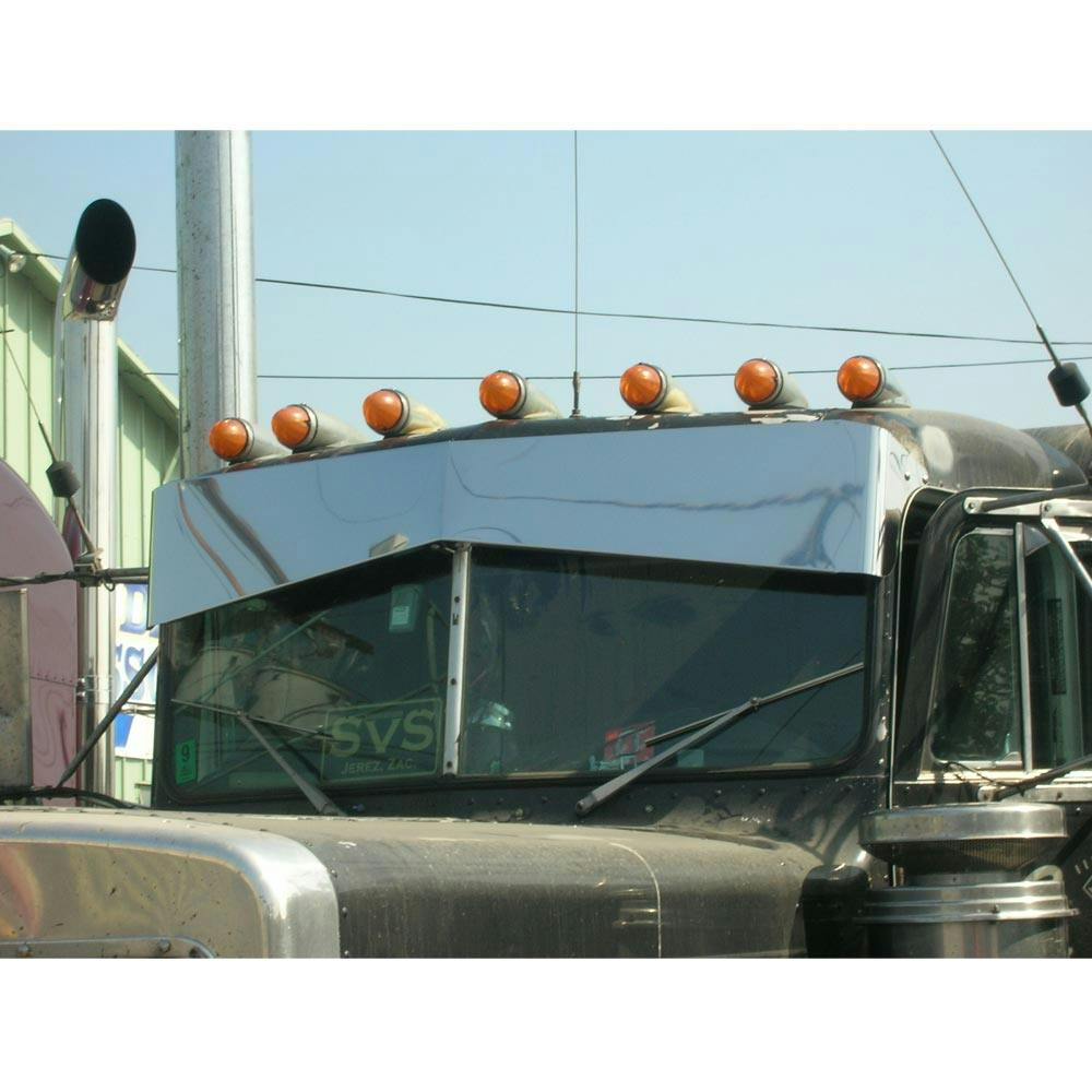 Peterbilt 359 BowTie Slammed 1 Piece Visor - Raney's Truck Parts