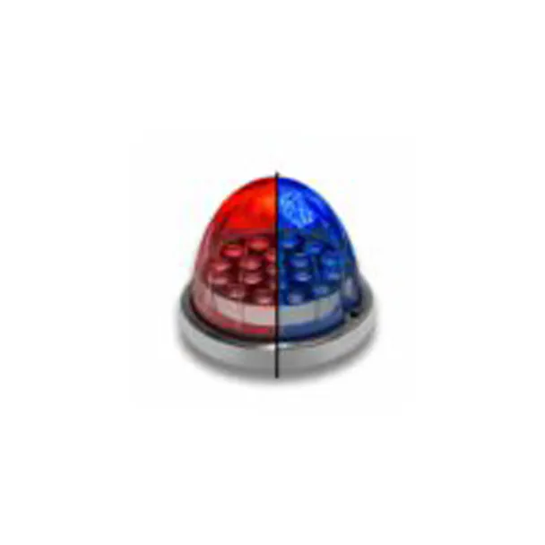 Dual Revolution Watermelon LED Red Turn Signal And Marker Light - Raney ...