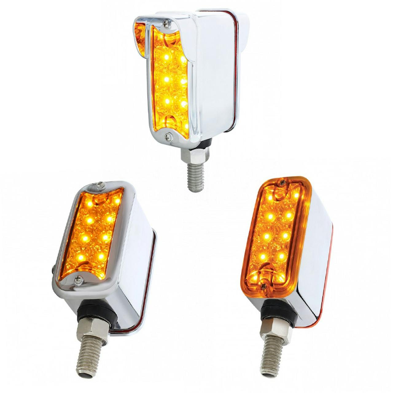 10 LED Dual Function Vertical Reflector Double Face Turn Signal Light ...