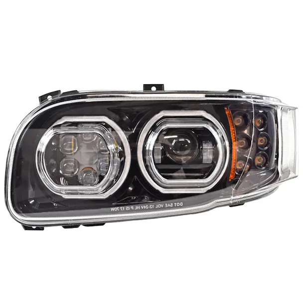 Peterbilt 388 389 367 567 589 Full LED Blackout Aftermarket Projector ...