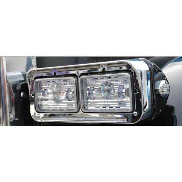 Heated 4" x 6" LED Projector Headlight High or Low Beam by Trux - Raney ...