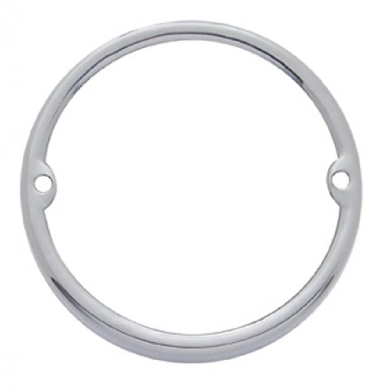 Stainless Steel Round Cab Light Bezel - Raney's Truck Parts