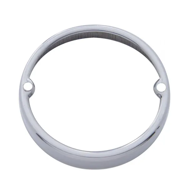 Stainless Steel Round Cab Light Bezel - Raney's Truck Parts