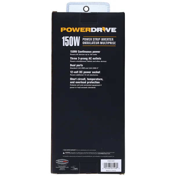 PowerDrive 150 Watt Power Strip Inverter - Raney's Truck Parts