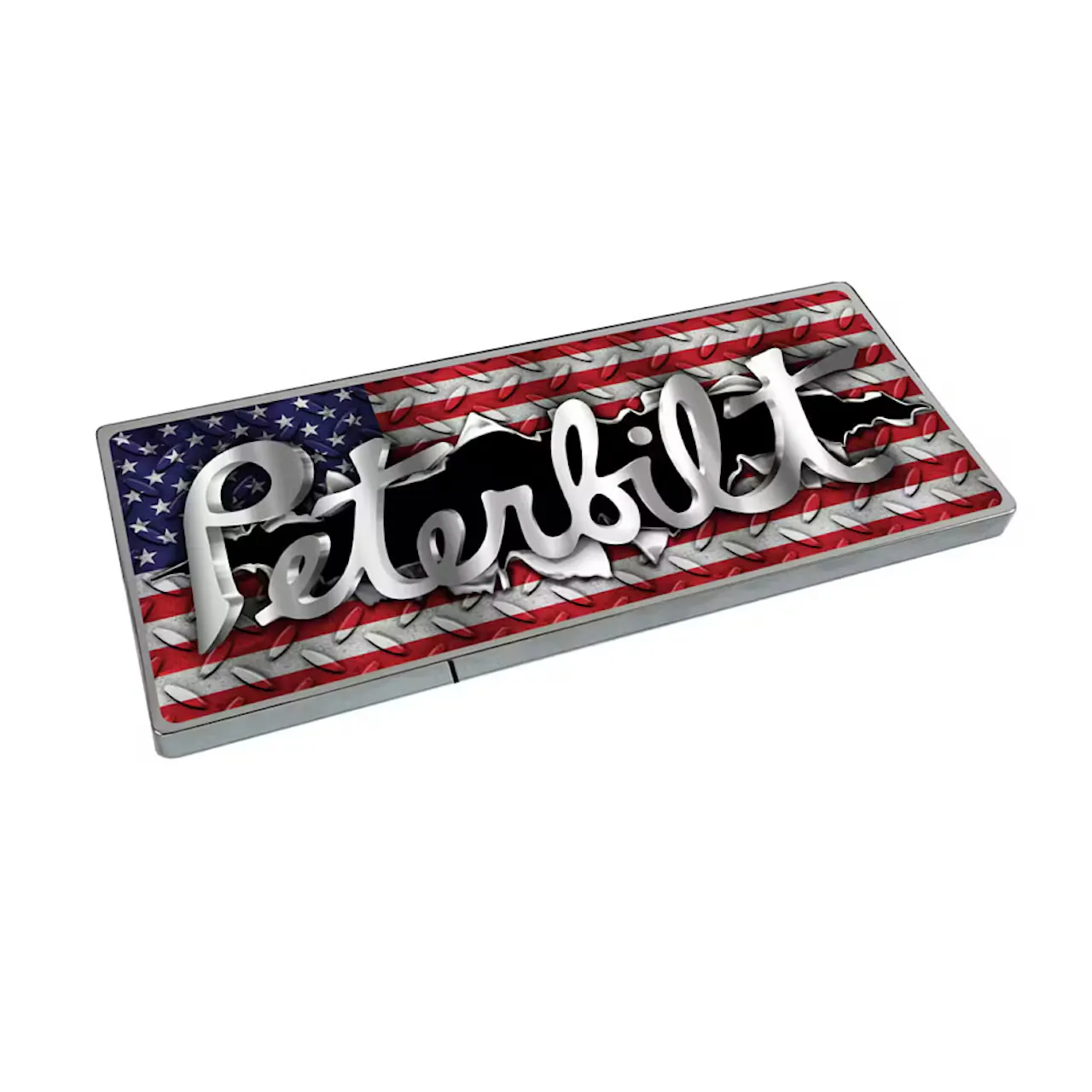 Peterbilt Logo Rectangular Emblem By Delpann - Raney's Truck Parts