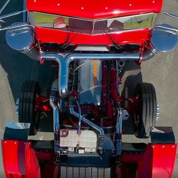 Kenworth W900L Chrome Air Intake Kit By Dynaflex - Raney's Truck Parts