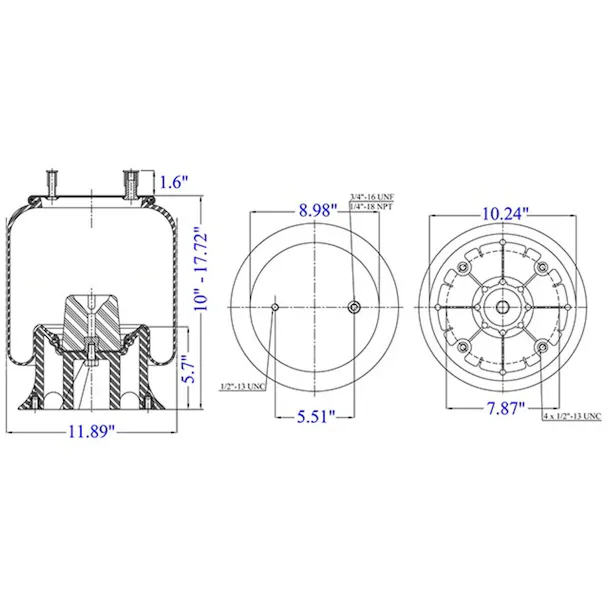 International Mack Rolling Lobe Air Spring | Raney's