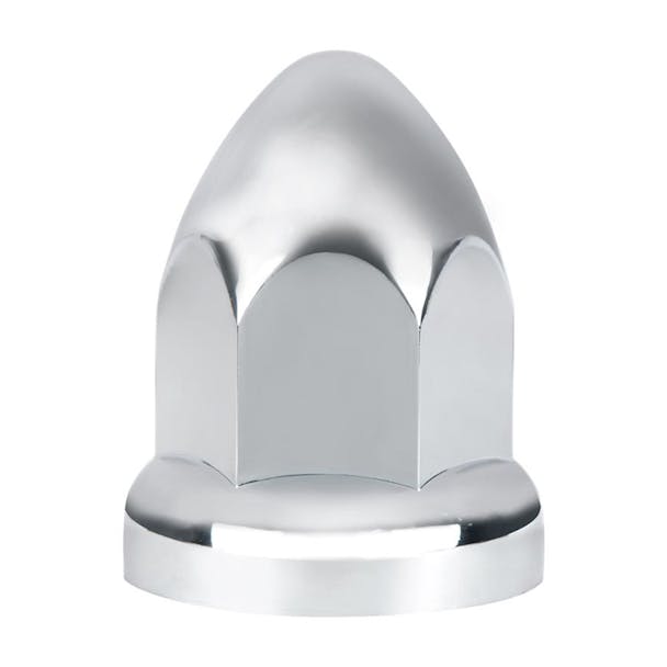 20 Pack of Chrome 33mm Push On Bullet Nut Covers - Raney's Truck Parts
