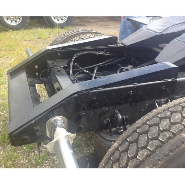 Fifth Wheel Frame Ramps for Semi Trucks