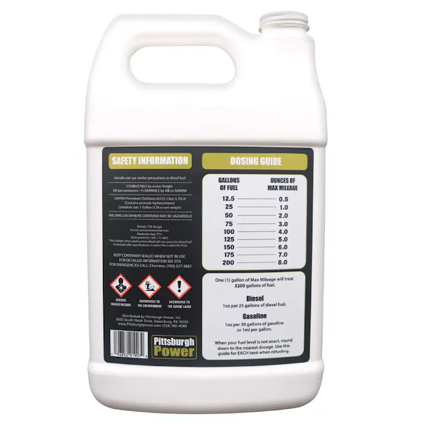 MAX Mileage Diesel Fuel Additive & Engine Treatment 1 Gallon - Raney's ...
