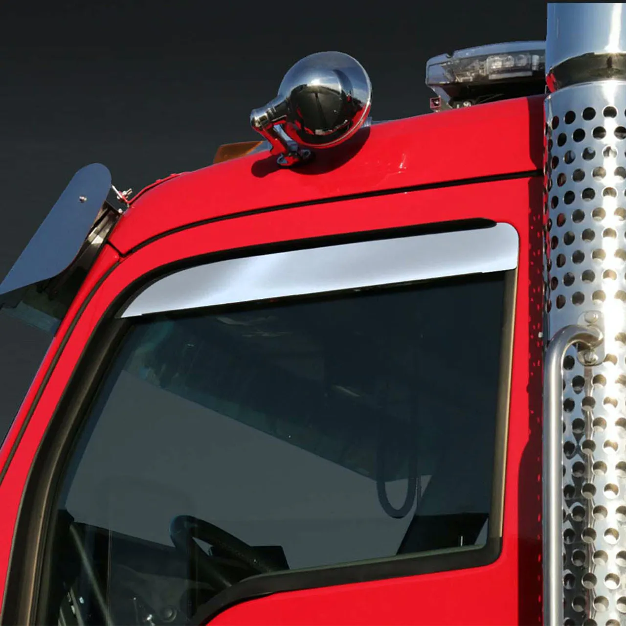 Kenworth T680 T880 W990 Stainless Steel 3" Window Chop Top for Drip ...