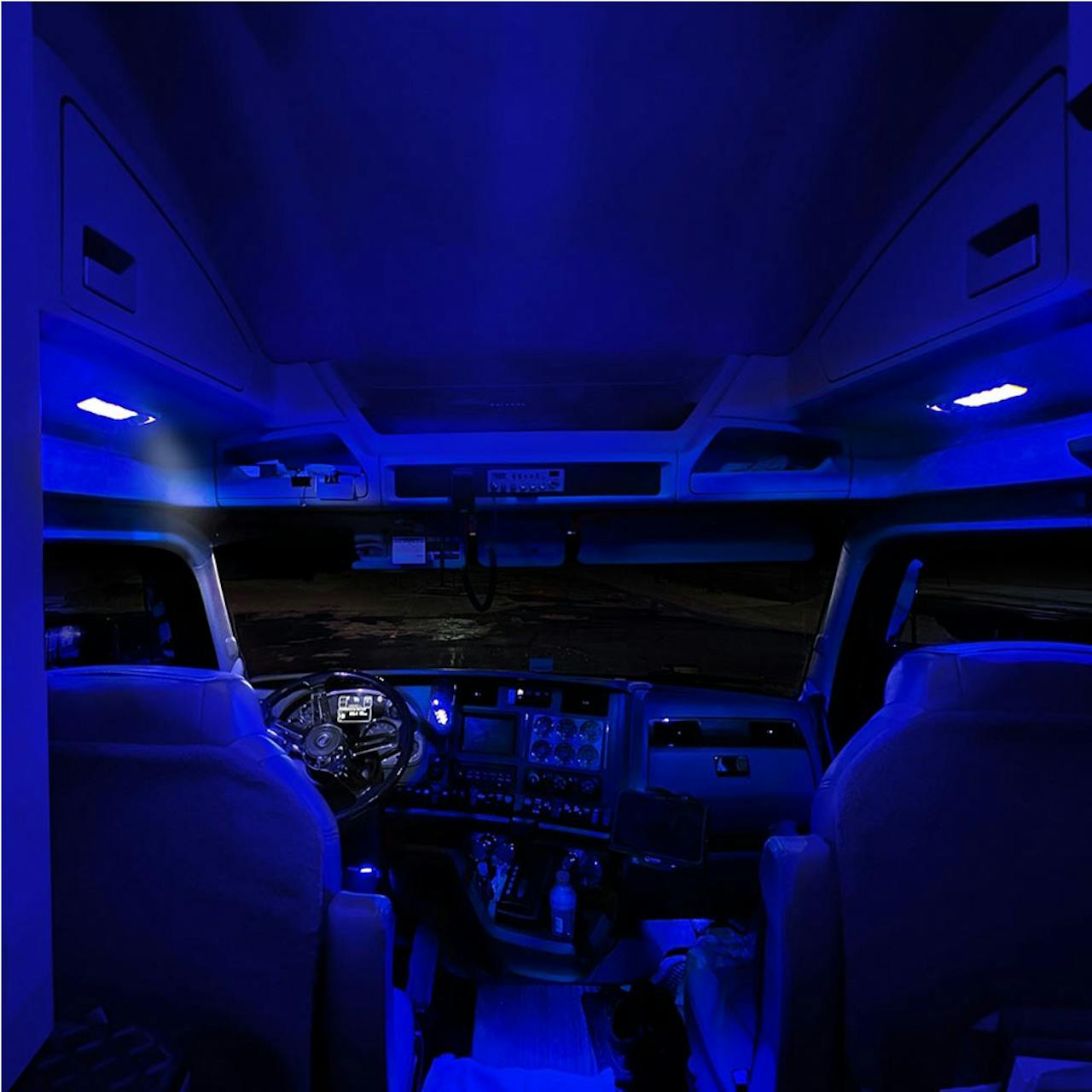 peterbilt sleeper interior lights