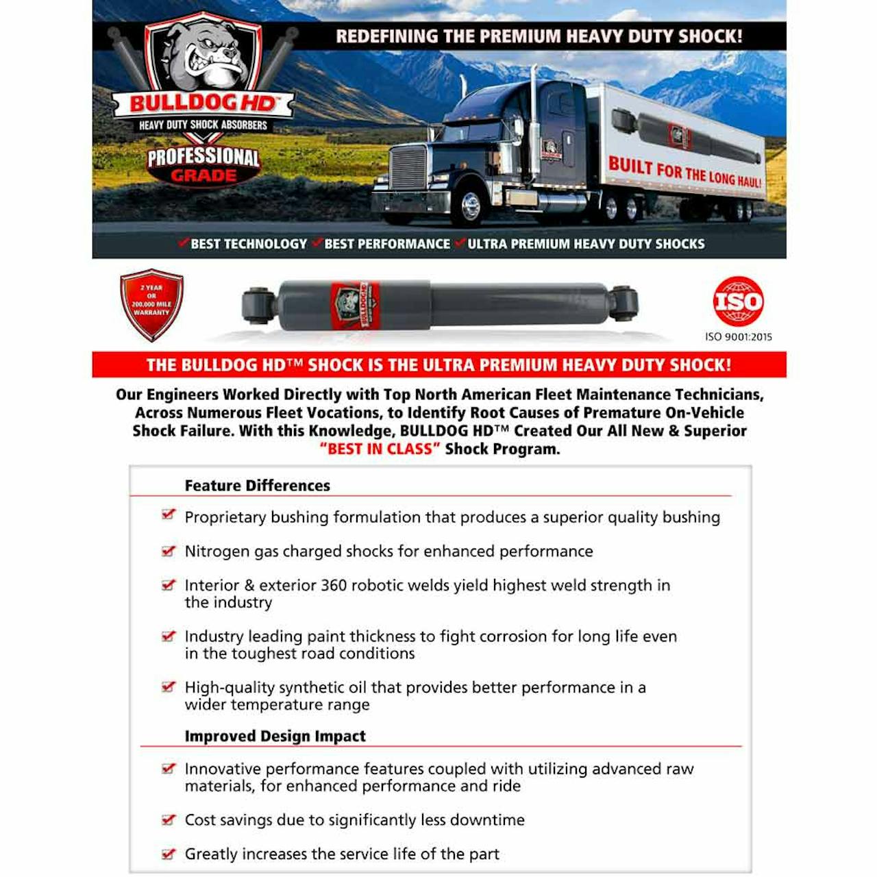 International Thomas Built Buses Bulldog HD Front Shock Absorber ...