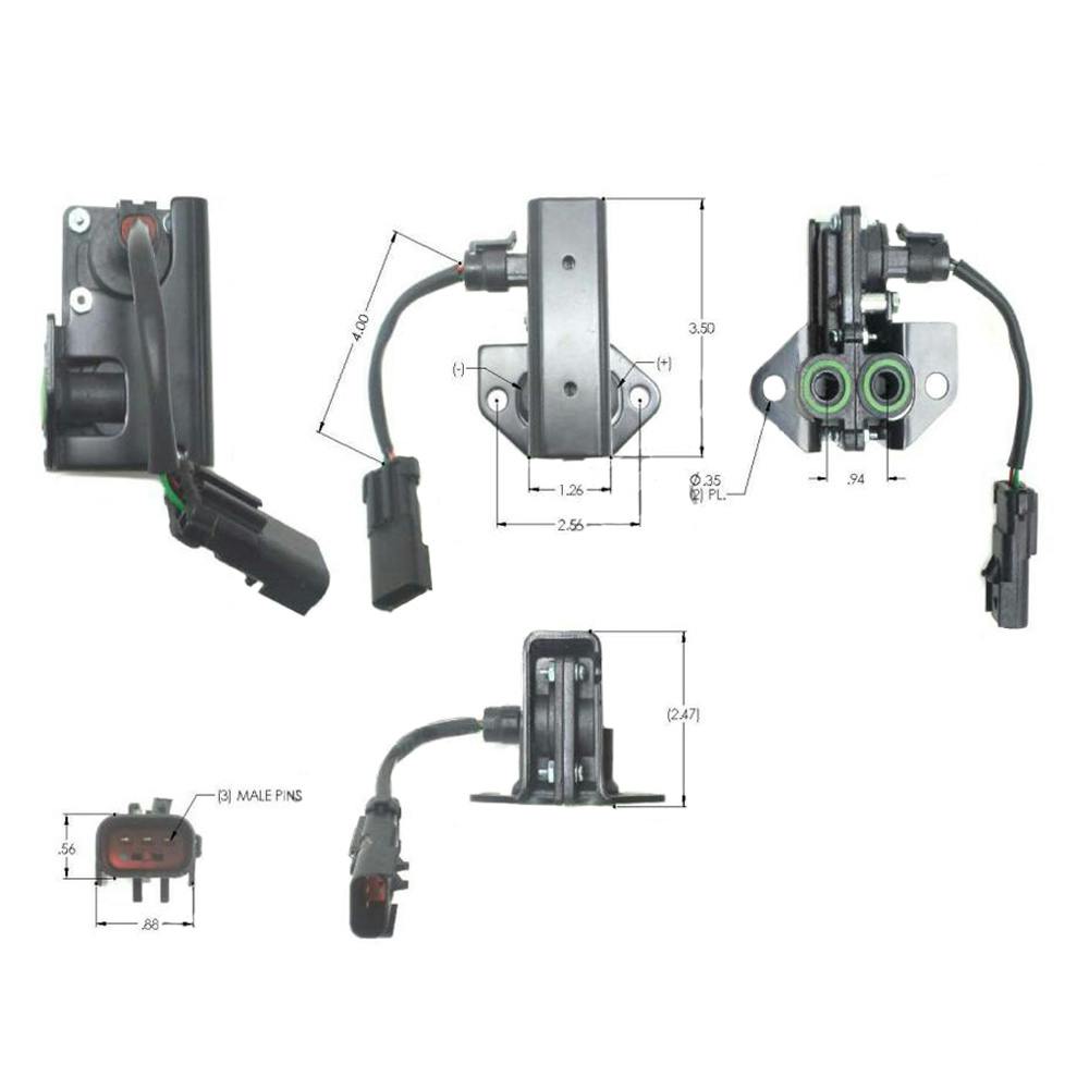 Cummins EGR Differential Pressure Sensor 4984929 - Raney's Truck Parts