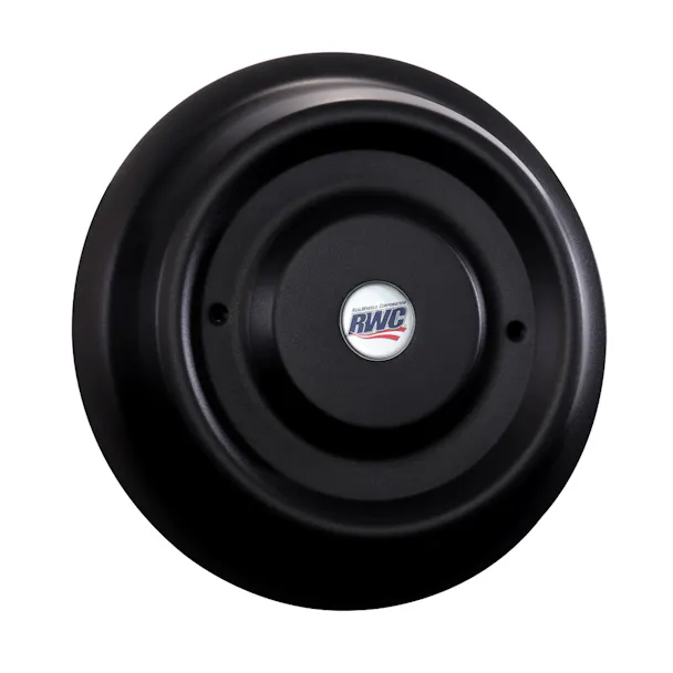 22.5" & 24.5" Stainless Steel Stealth Black Smooth Cover-Up Hub Covers ...