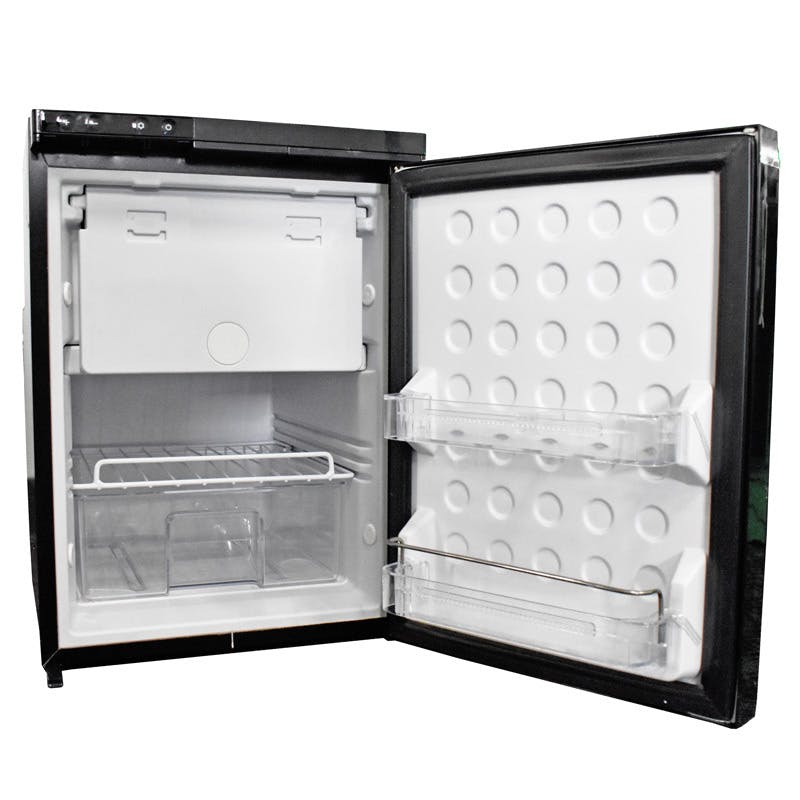 12V Semi-Truck Refrigerator Freezer Combo (Silver)