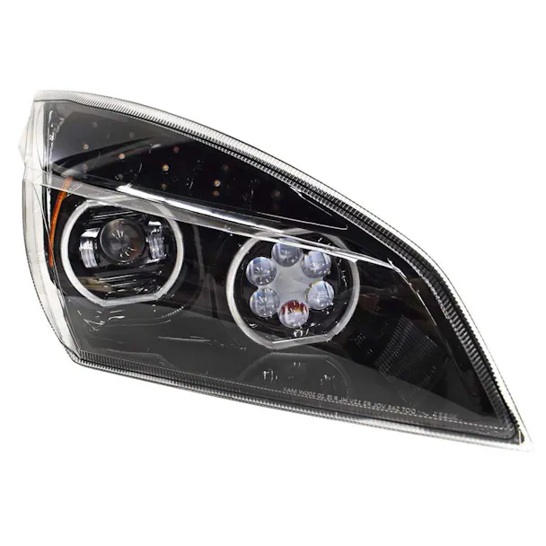 Freightliner Cascadia 2018+ Blackout Full LED Projection Headlight With ...