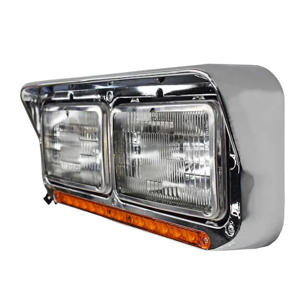 Freightliner And Western Star Dual Rectangular Headlight Assembly With ...