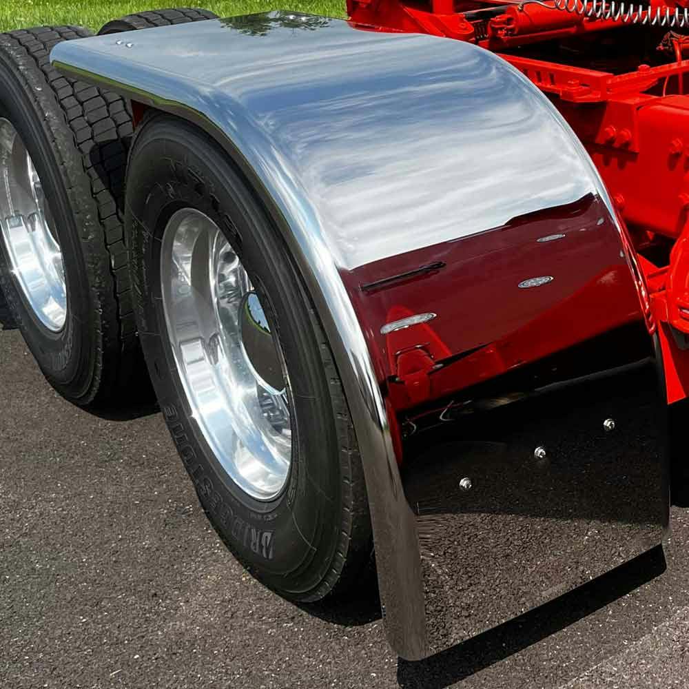 Hogebuilt Peterbilt Kenworth Down Low Blind Mount Half Tandem Fender ...