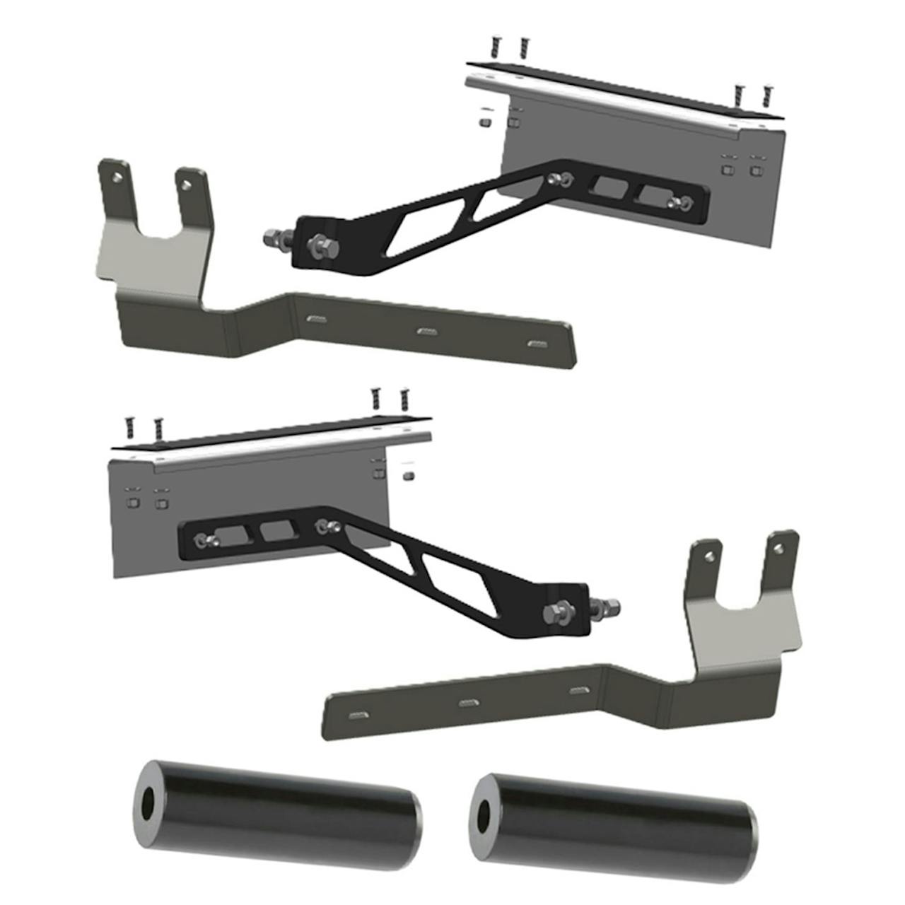 Hogebuilt Peterbilt Kenworth Down Low Blind Mount Half Tandem Fender ...