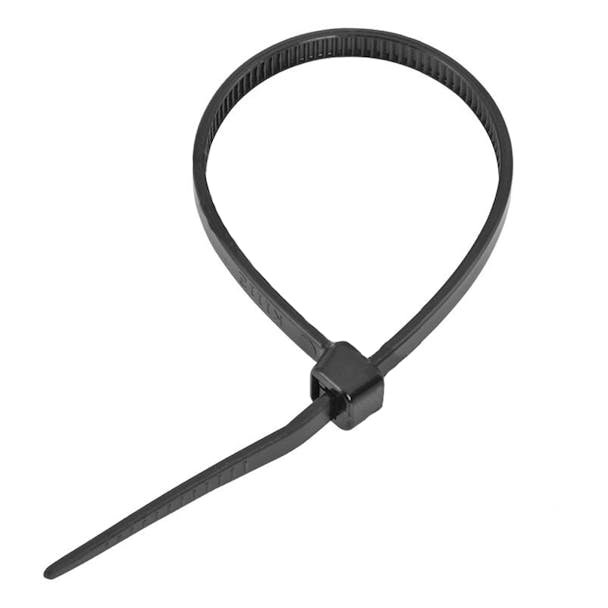 6" Black Nylon UV Xtreme Zip Ties