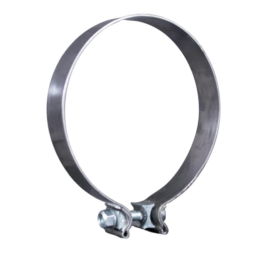 6" Polished Stainless Steel Exhaust Clamp - Raney's Truck Parts