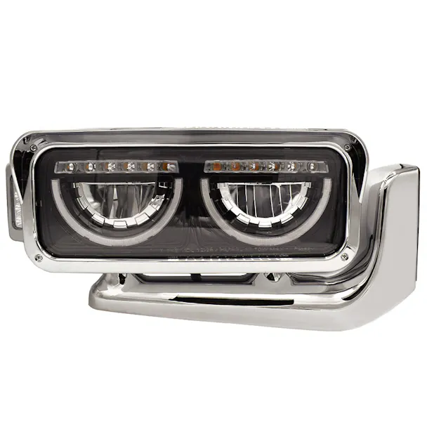 Peterbilt 389 589 367 379 567 359 Blackout LED Headlight Assembly with ...