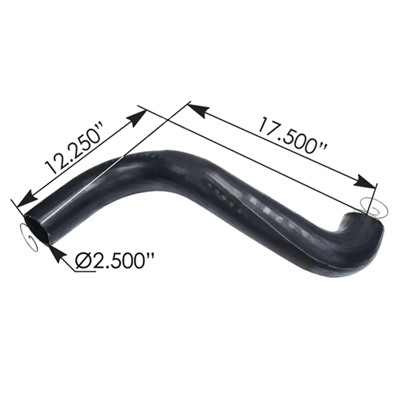 International Radiator Outlet Hose 3525777C1 3539912C1 - Raney's Truck ...