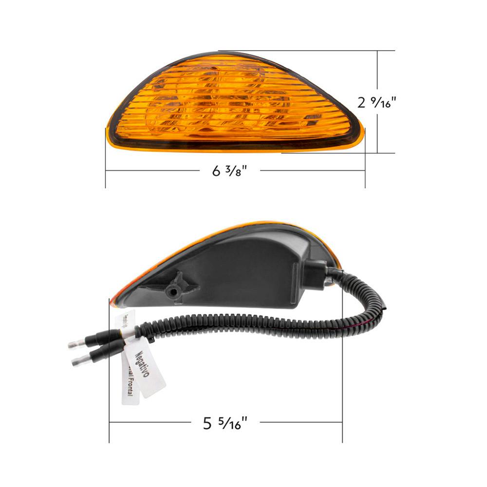 International Durastar Chrome Projector LED Headlight Assembly - Raney ...