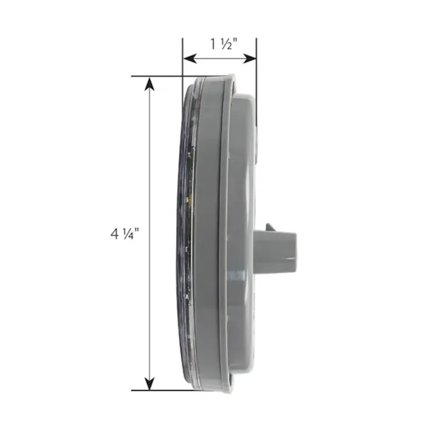 4" Pearl Round Smart LED Stop Turn Tail Light By Grand General - Raney ...
