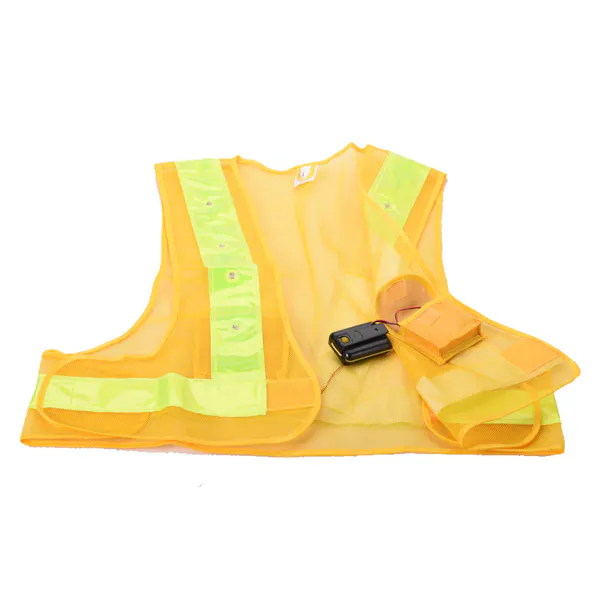 Safety Vest with Reflective Strips and 16 LED Lights - Raney's Truck Parts