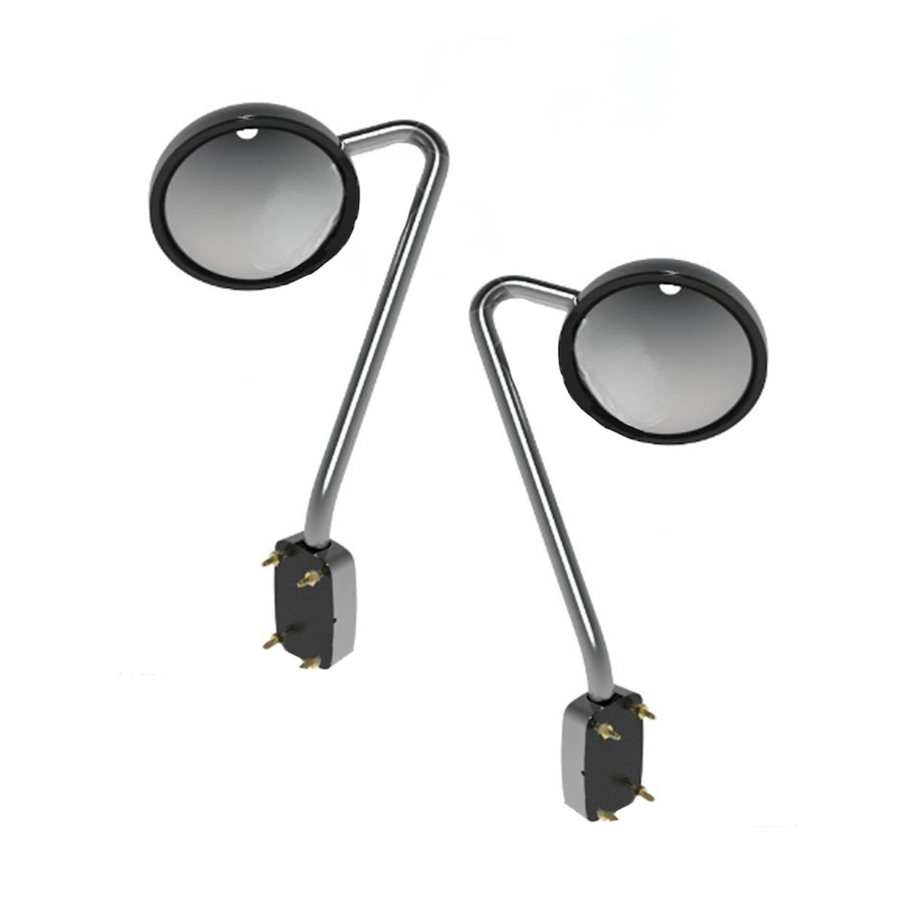 Kenworth T680 Peterbilt 579 Chrome Hood Mirror Assembly 717049-4 ...