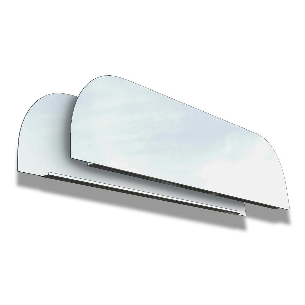 Peterbilt 1973-Newer 6.5" Stainless Steel Chop Top - Raney's Truck Parts