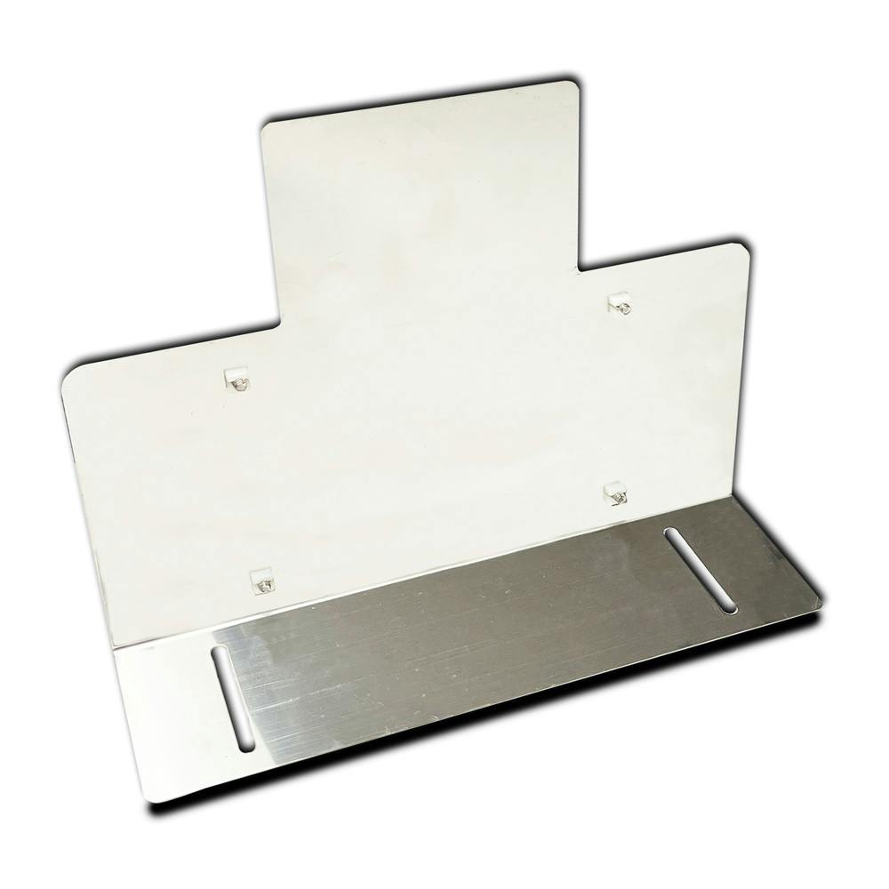Stainless Steel License Plate & HUT Sticker Holder - Raney's Truck Parts