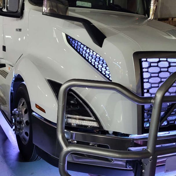 Volvo VNL Grill Accent RGB LED Light Kit with Remote - Raney's Truck Parts