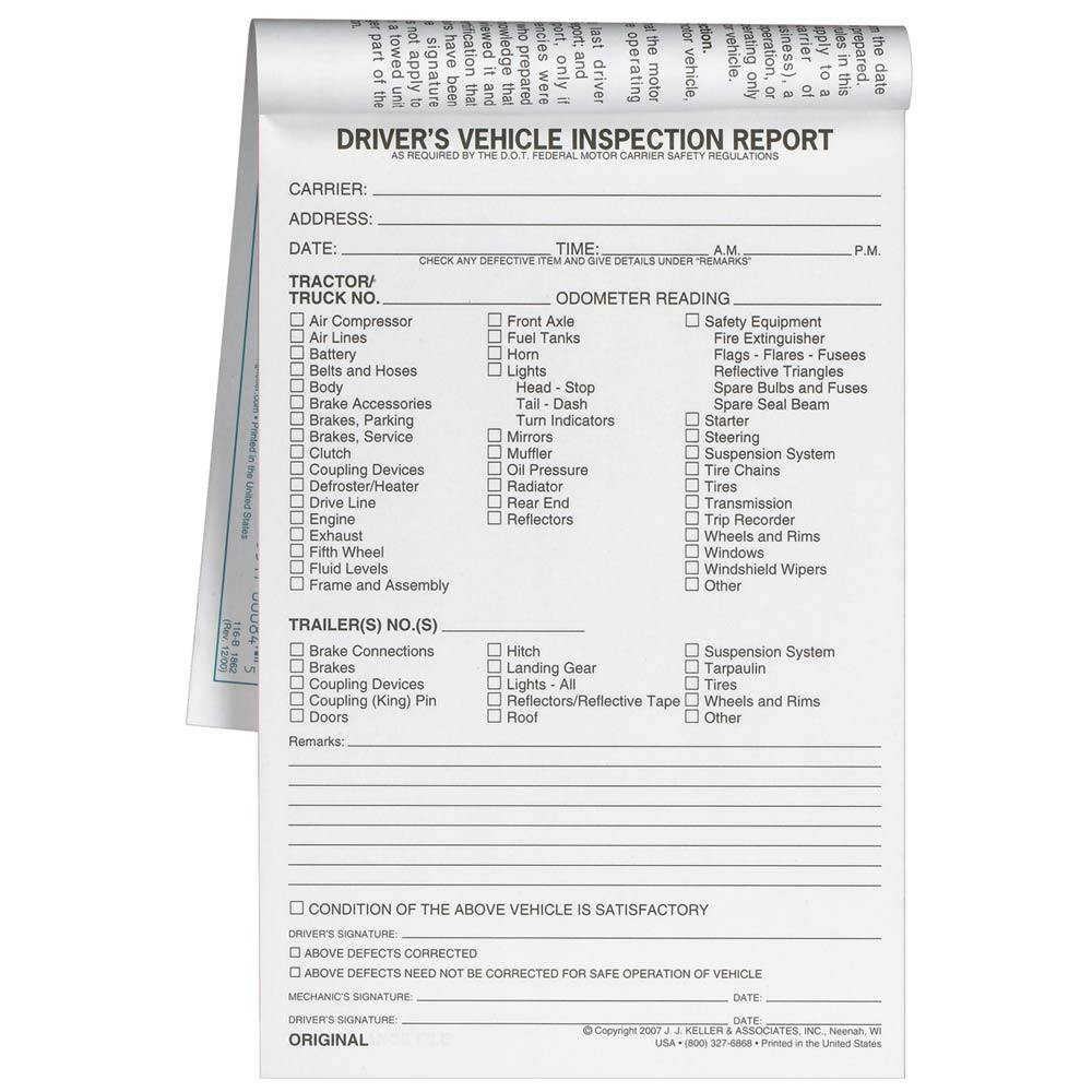 Detailed DVIR Vehicle Inspection Reports Carbon | Raney's