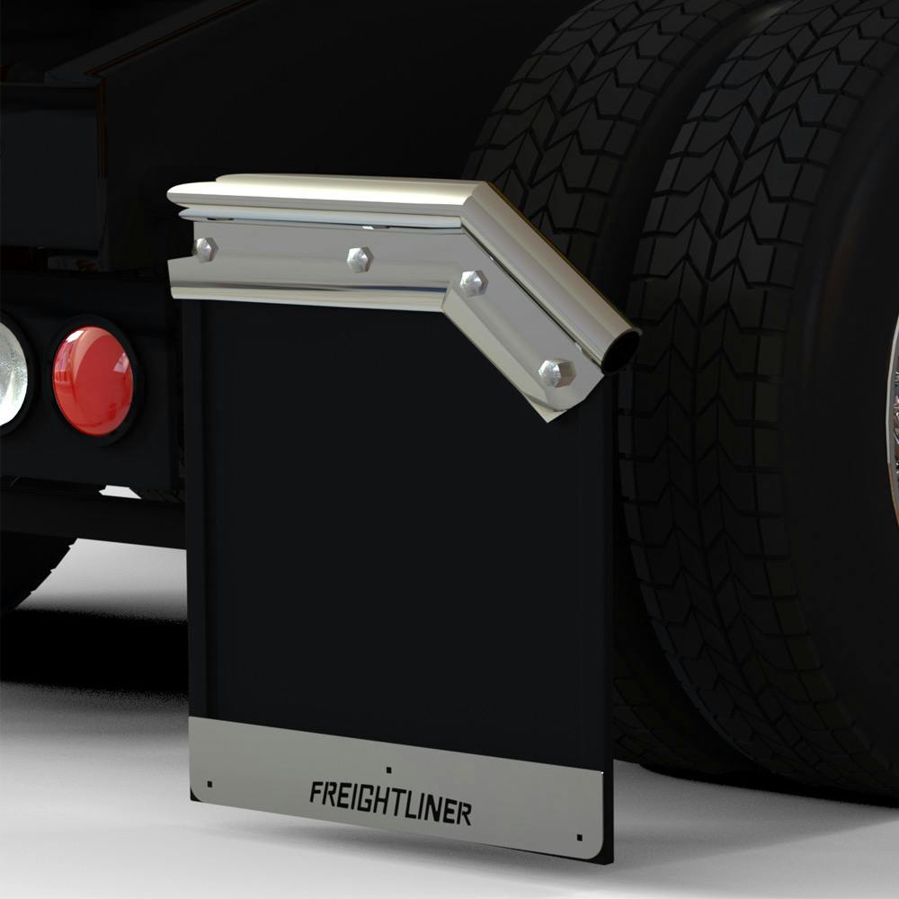 Freightliner Logo Stainless Steel 24" Bolted Mud Flap Weight - Raney's ...