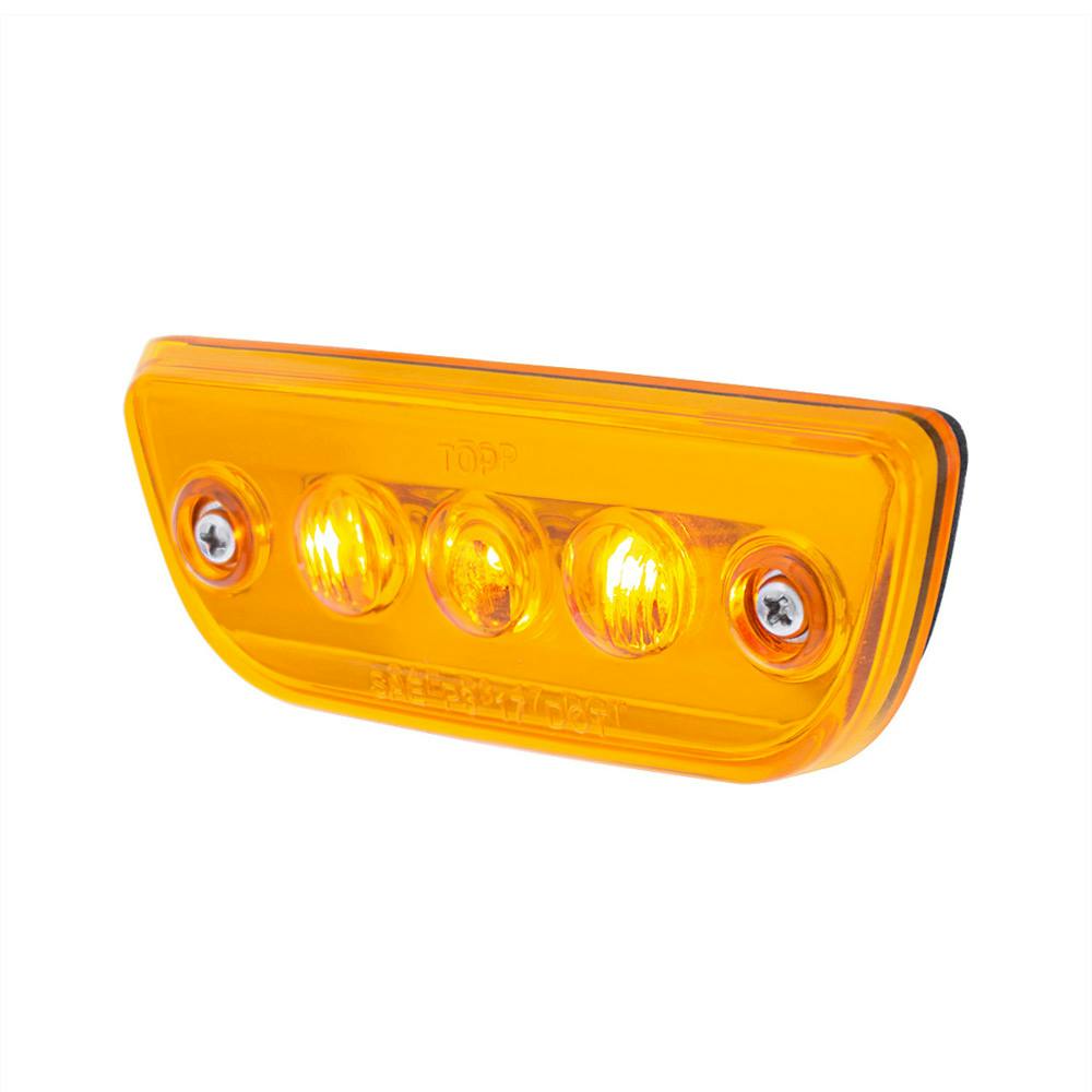 Peterbilt 579 & Kenworth T680 Rectangular Amber LED Cab Light P54-1283 ...