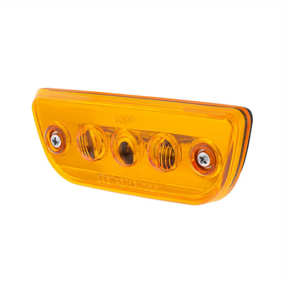Peterbilt 579 & Kenworth T680 Rectangular Amber LED Cab Light P54-1283 ...