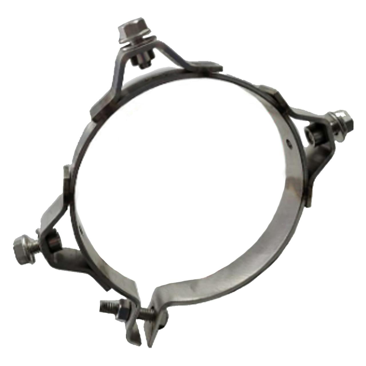 4" 304 Stainless Steel Pipe Guard Bracket with Hardware - Raney's Truck ...