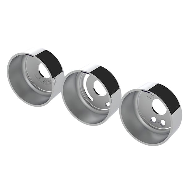 Freightliner Cascadia Chrome A/C Control 6 Piece Dial Covers - Raney's ...
