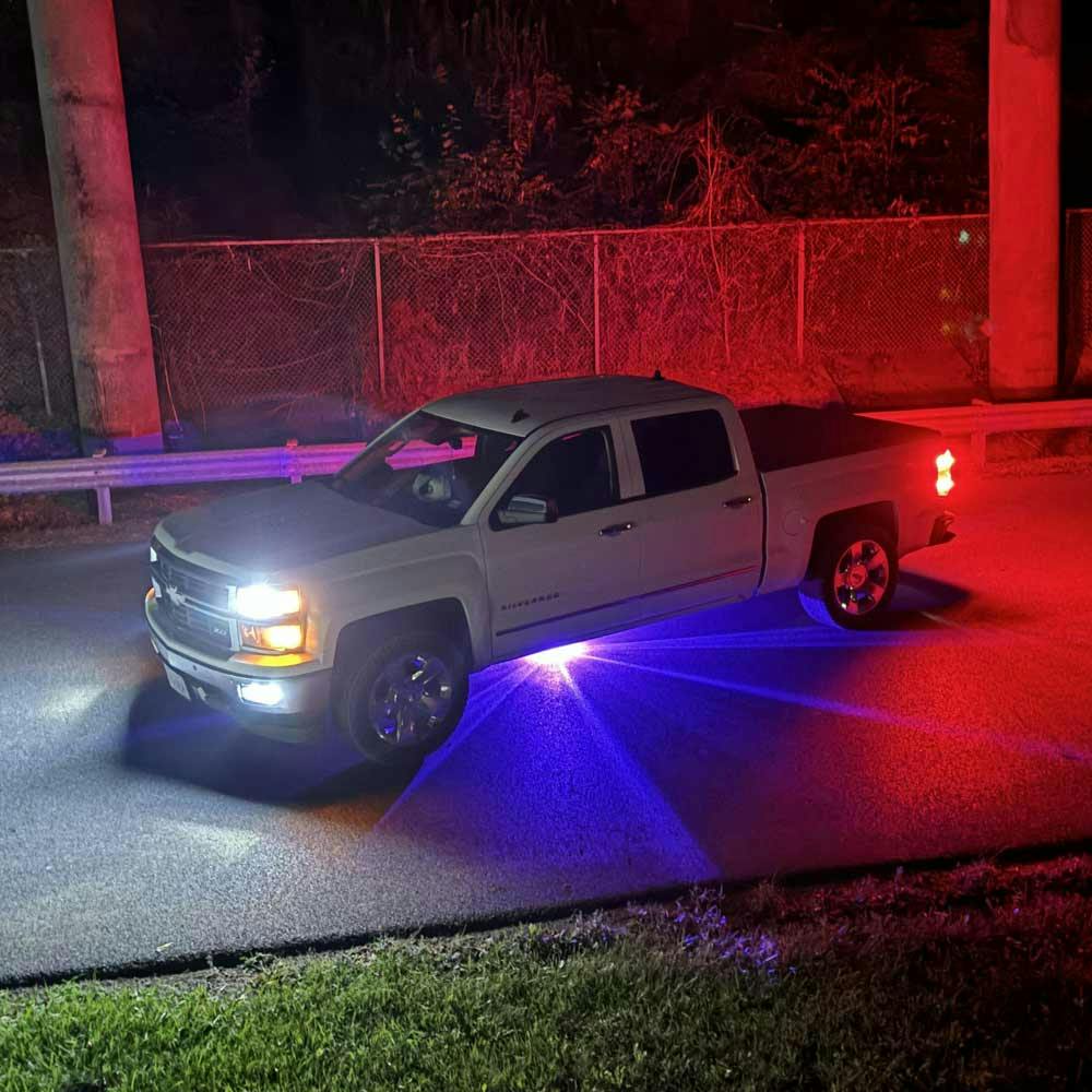 Star Burst Series Dual Revolution Watermelon Red LED Turn Signal And ...