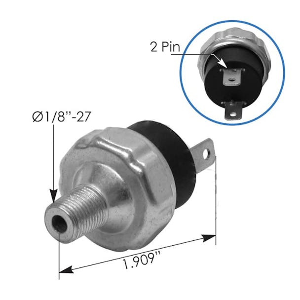 Freightliner Air Pressure Connector Switch FSC17492134 - Raney's Truck ...