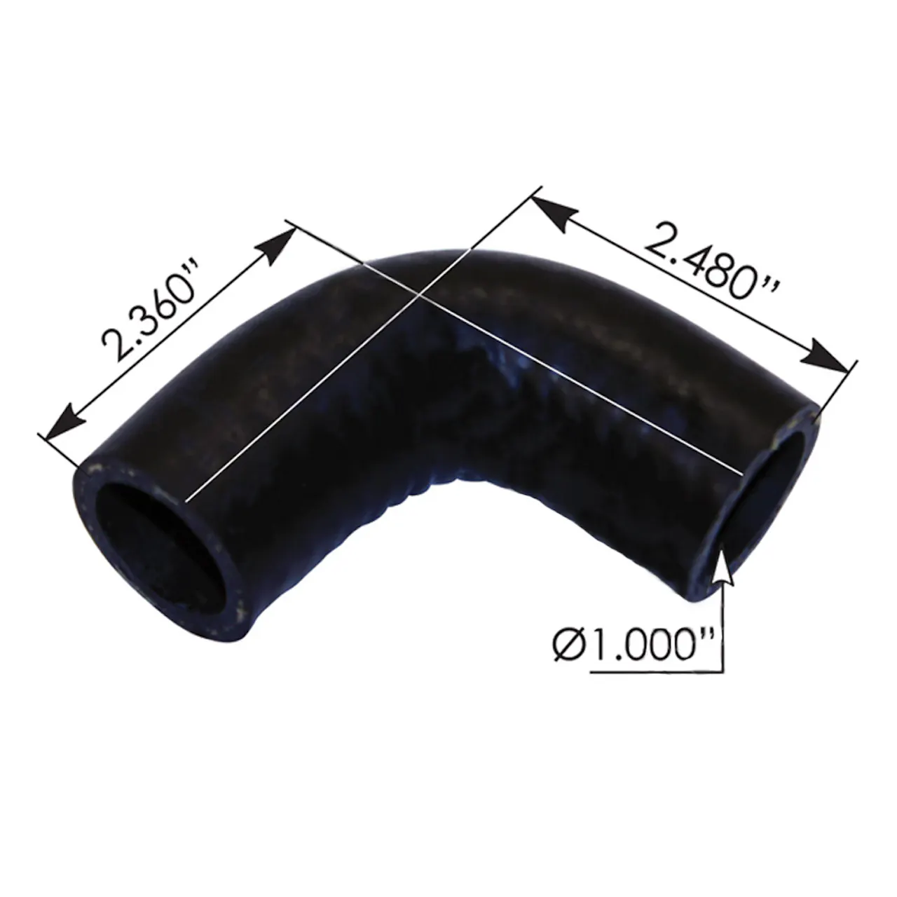 Freightliner 90 Degree Air Inlet Hose 0133180000 01-33180-000 - Raney's ...