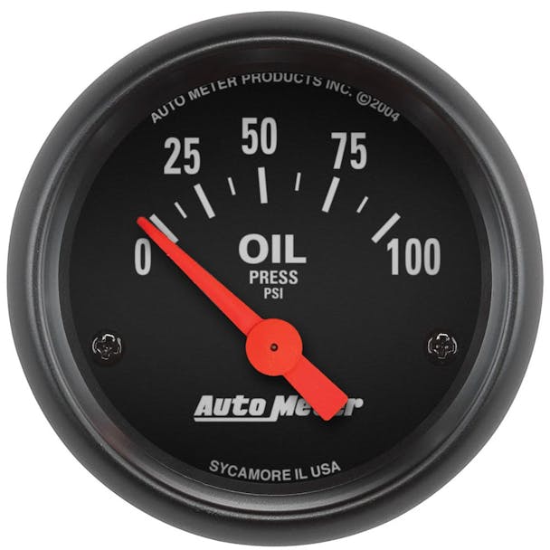 AutoMeter 2 1/16" Oil Pressure Gauge Z-Series - Raney's Truck Parts