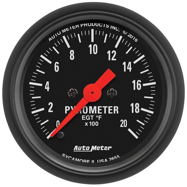 AutoMeter 2 1/16" EGT Pyrometer Gauge Stepper Motor Z-Series - Raney's ...