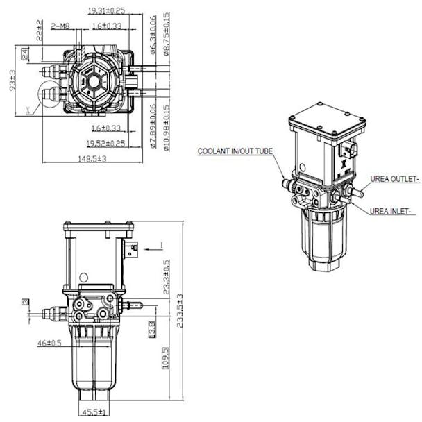 Detroit Diesel DEF Doser Pump A0001404778 A0001405578 A0001407078 ...